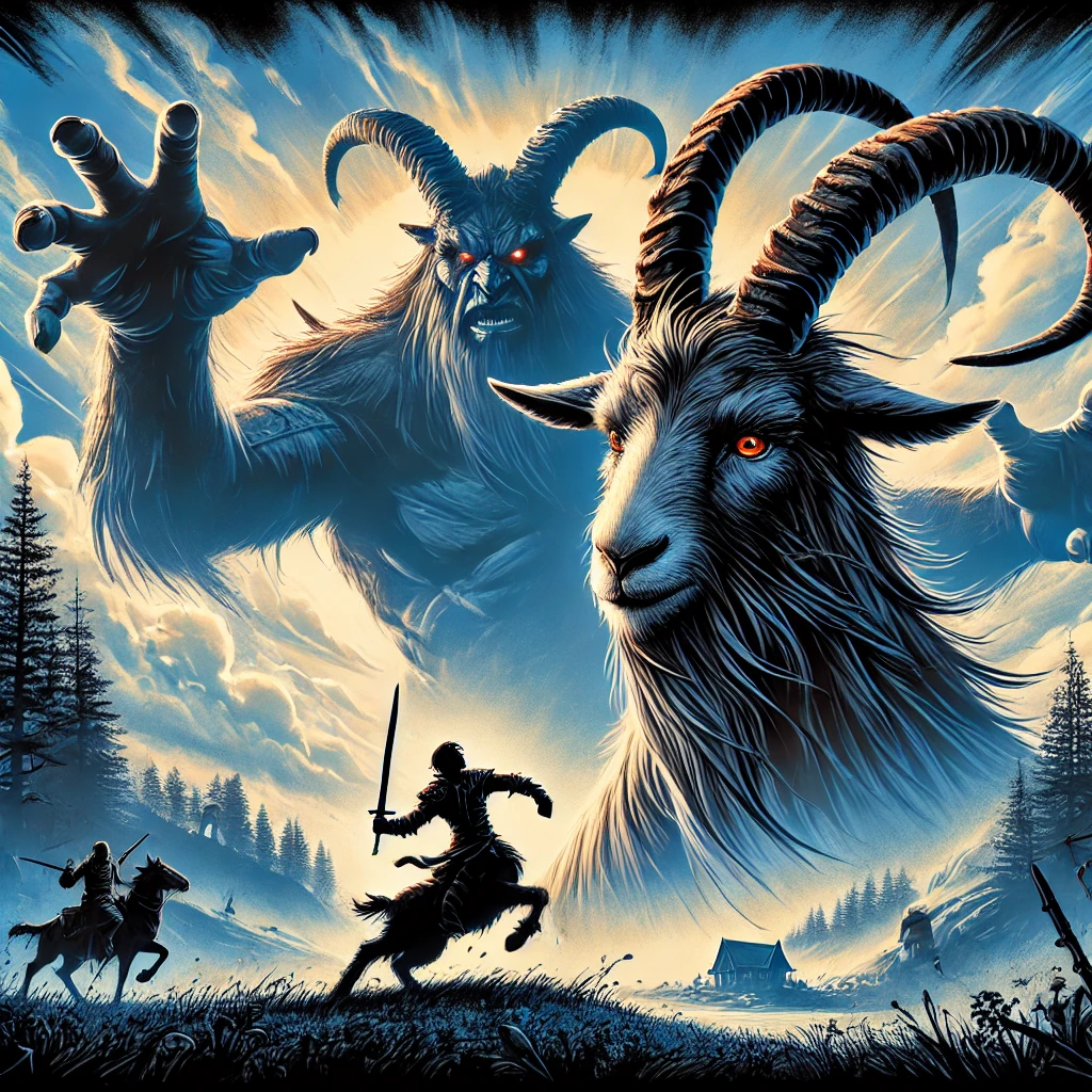 山羊 VSトロール戦!! 『三匹のヤギのガラガラドン』 | AIと語る-世界のむかし話