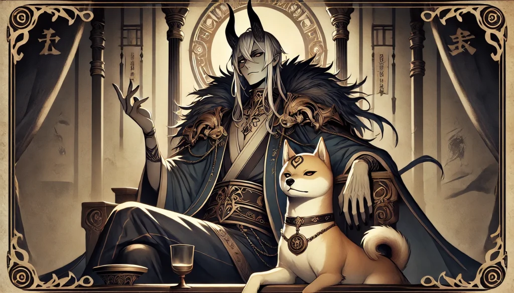 ソロモン72柱の悪魔サレオスWITH柴犬：敵を混乱させ、戦術を与える能力！智慧を象徴する悪魔！ | AIと語る-世界のむかし話
