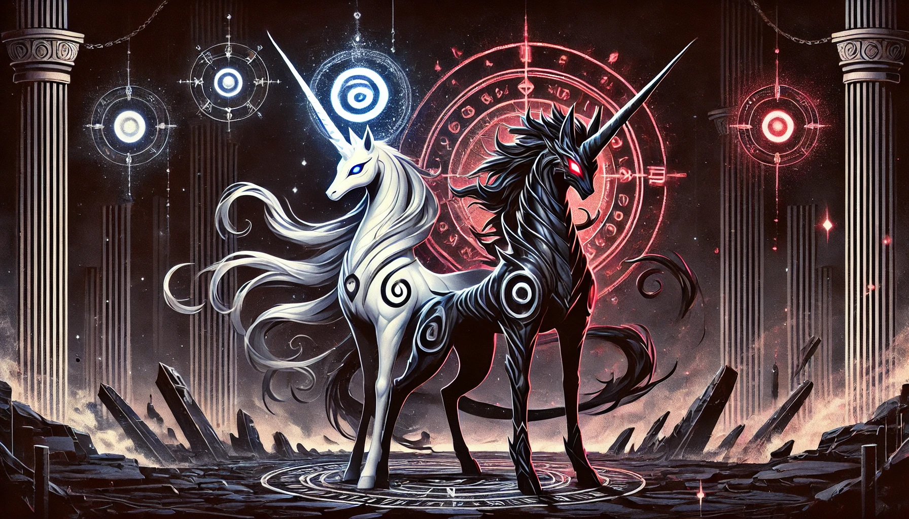 ユニコーンとバイコーンの伝説：中世ヨーロッパに見る神秘的な象徴と物語 | AIと語る-世界のむかし話