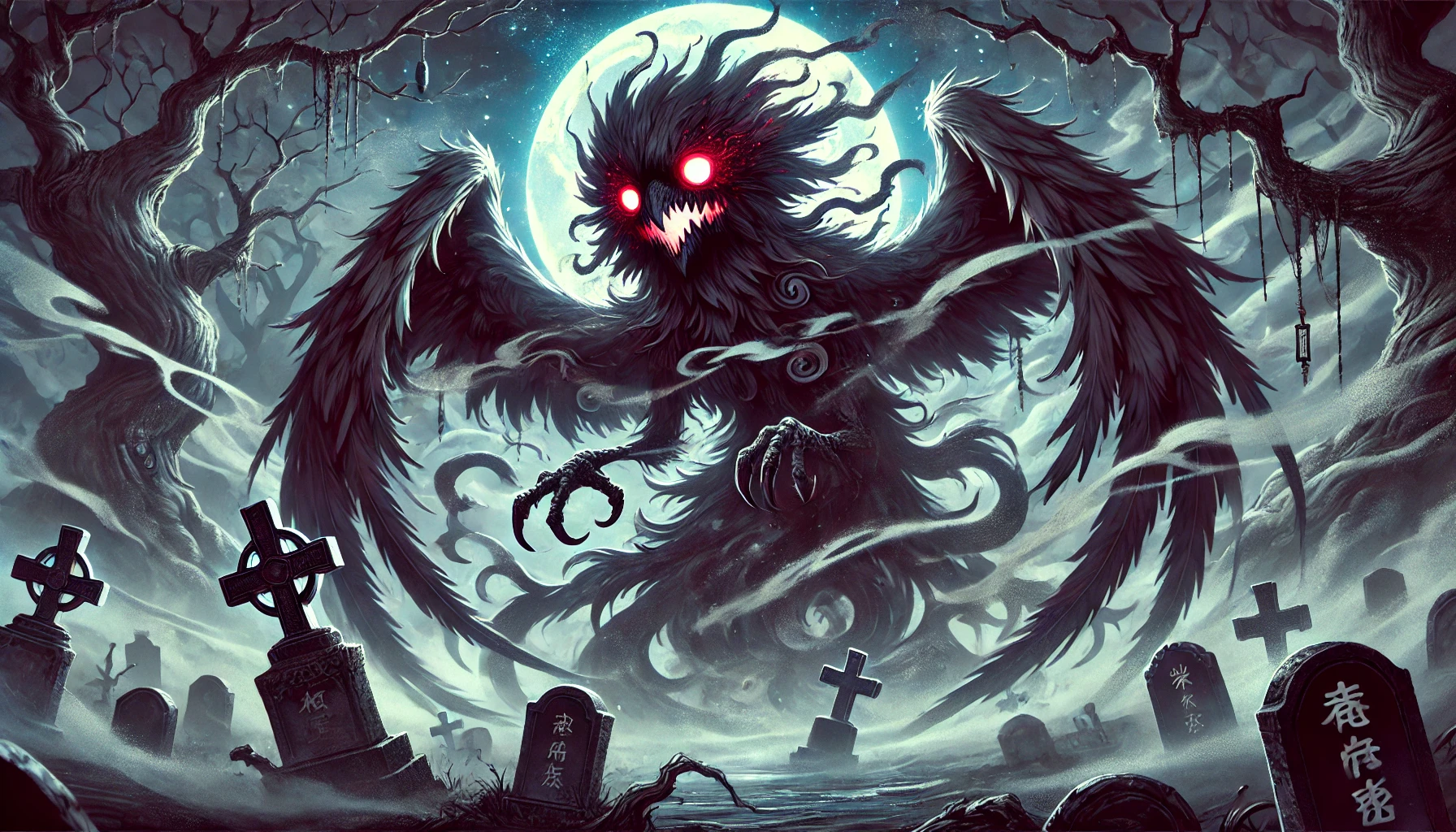 陰摩羅鬼（オンモラキ）とは？日本の妖怪・死者の霊が鳥になる伝承を解説！ | AIと語る-世界のむかし話